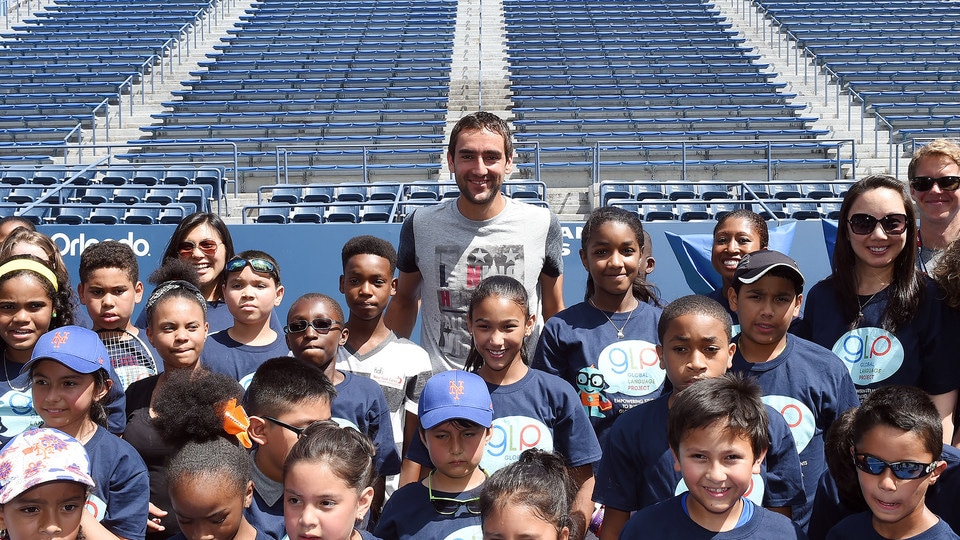 Grandstand lovefest between kids and stars | Official Site of the 2026 ...