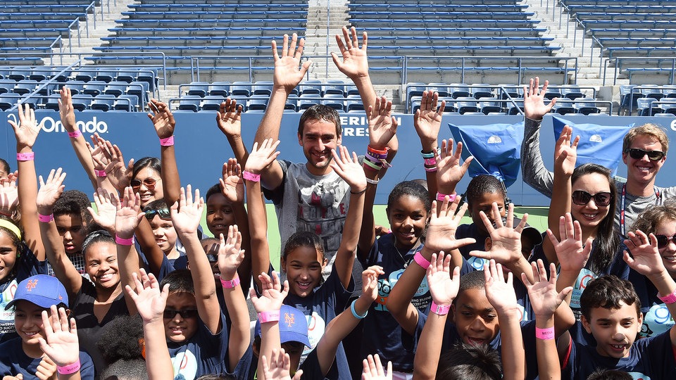 Grandstand lovefest between kids and stars | Official Site of the 2026 ...