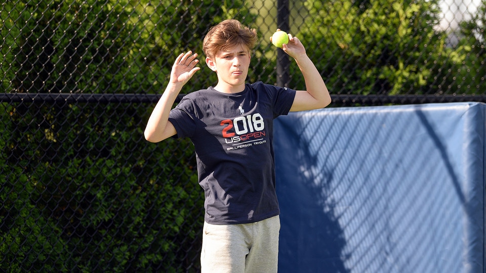 Hundreds attend US Open ballperson tryouts | Official Site of the 2025 ...