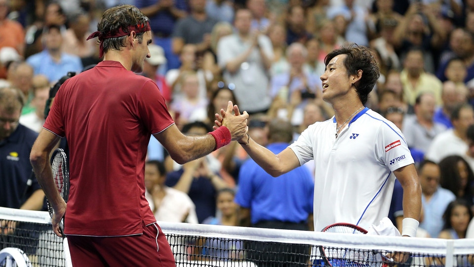 Roger Federer rolls through opener | Official Site of the 2026 US Open ...