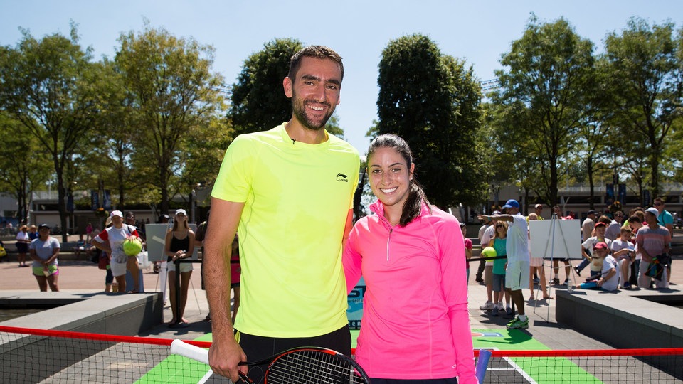 Cilic, McHale return the love on Queens Day | Official Site of the 2026 ...