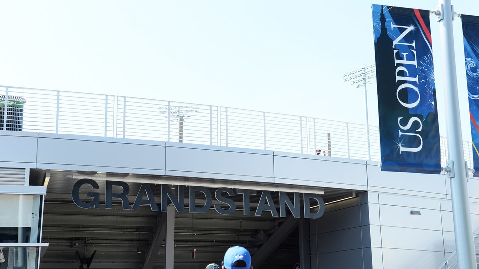 Wozniacki avoids upset in Grandstand debut - Official Site of the 2024 ...