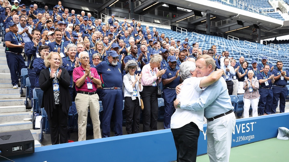 Umpires honored by US Open | Official Site of the 2026 US Open Tennis ...