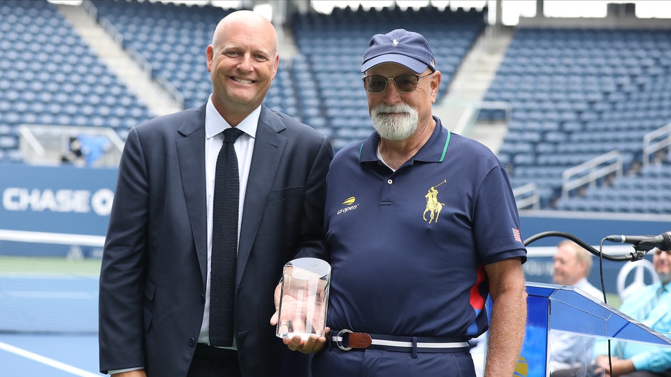 Umpires honored by US Open | Official Site of the 2026 US Open Tennis ...