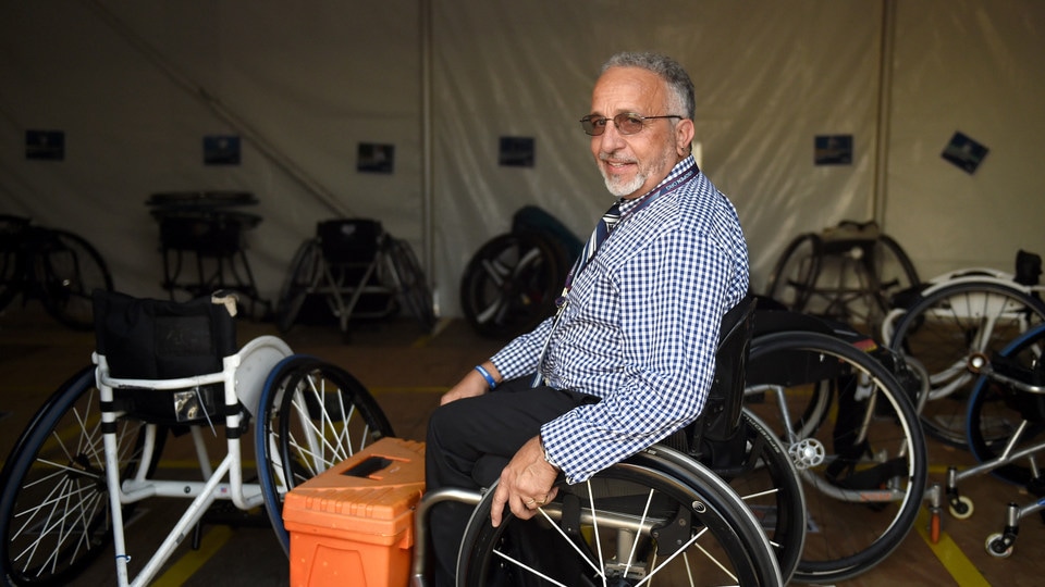 Meet the US Open wheelchair doc: Michael Zangari | Official Site of the ...