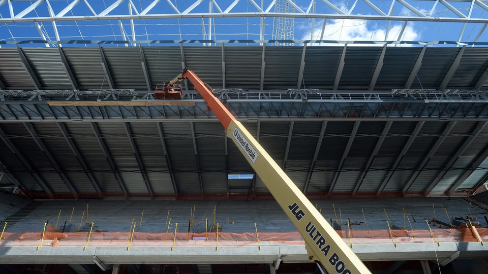 Louis Armstrong Stadium construction update, March 2018 | Official Site ...