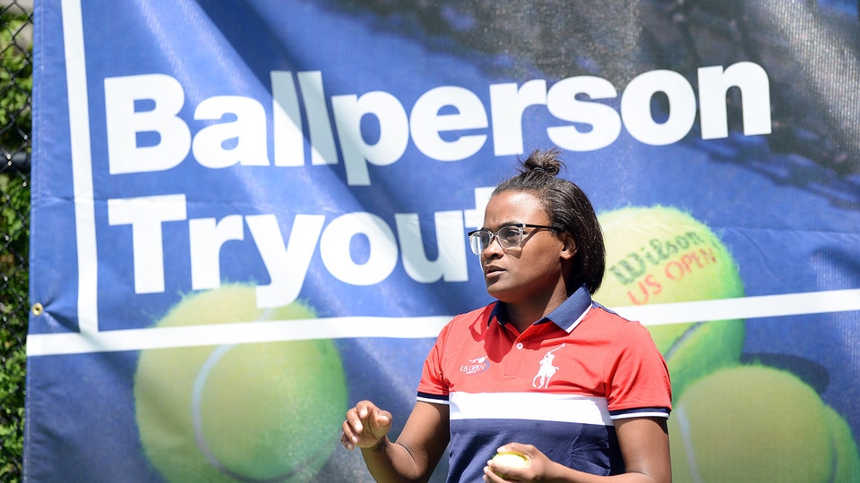 Hundreds attend ballperson tryouts for 2017 US Open | Official Site of ...