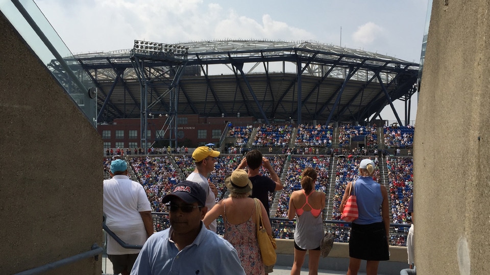 Grandstand takes its final bow - Official Site of the 2024 US Open ...
