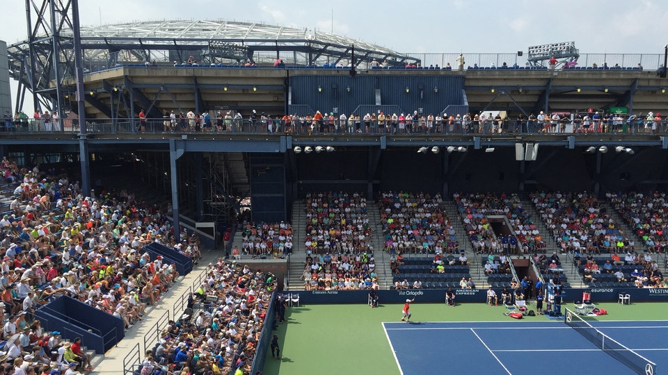 Grandstand takes its final bow - Official Site of the 2024 US Open ...