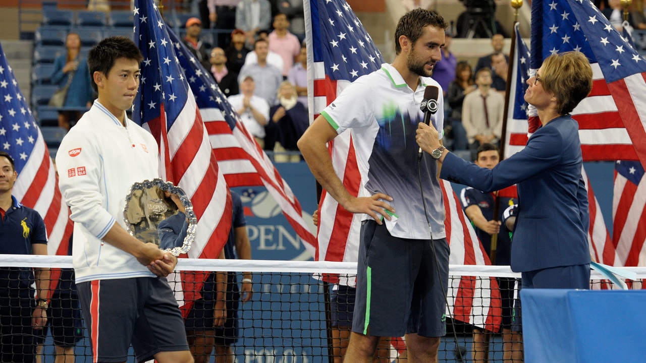 The high anxiety of the on-court interview | Official Site of the 2026 ...