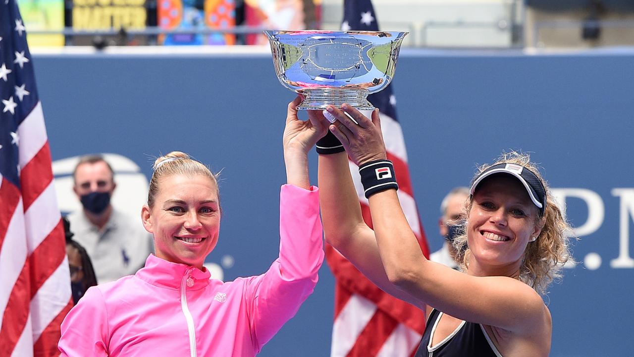 Photos: Laura Siegemund and Vera Zvonareva win 2020 US Open women's ...