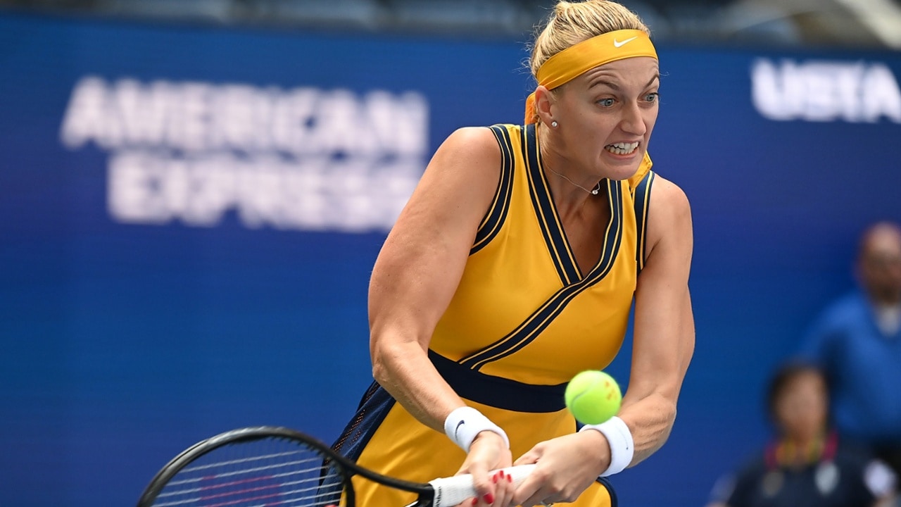 Photos: Petra Kvitova vs Maria Sakkari on Day 6 at the US Open ...