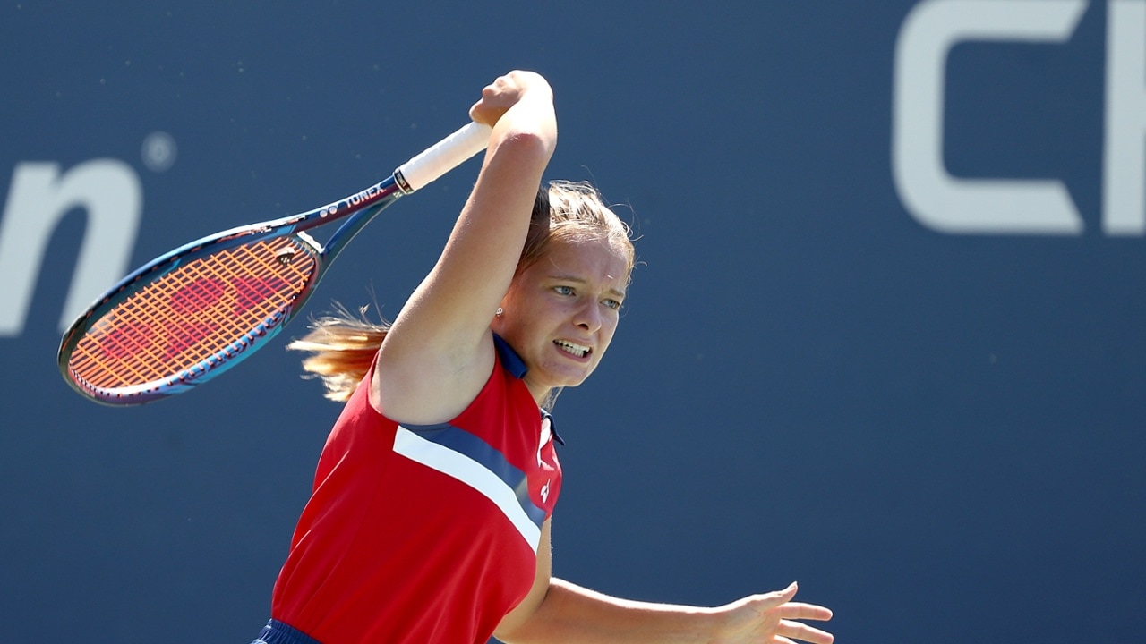 Photos: Boys' and girls' singles in Round 2 at the 2021 US Open ...