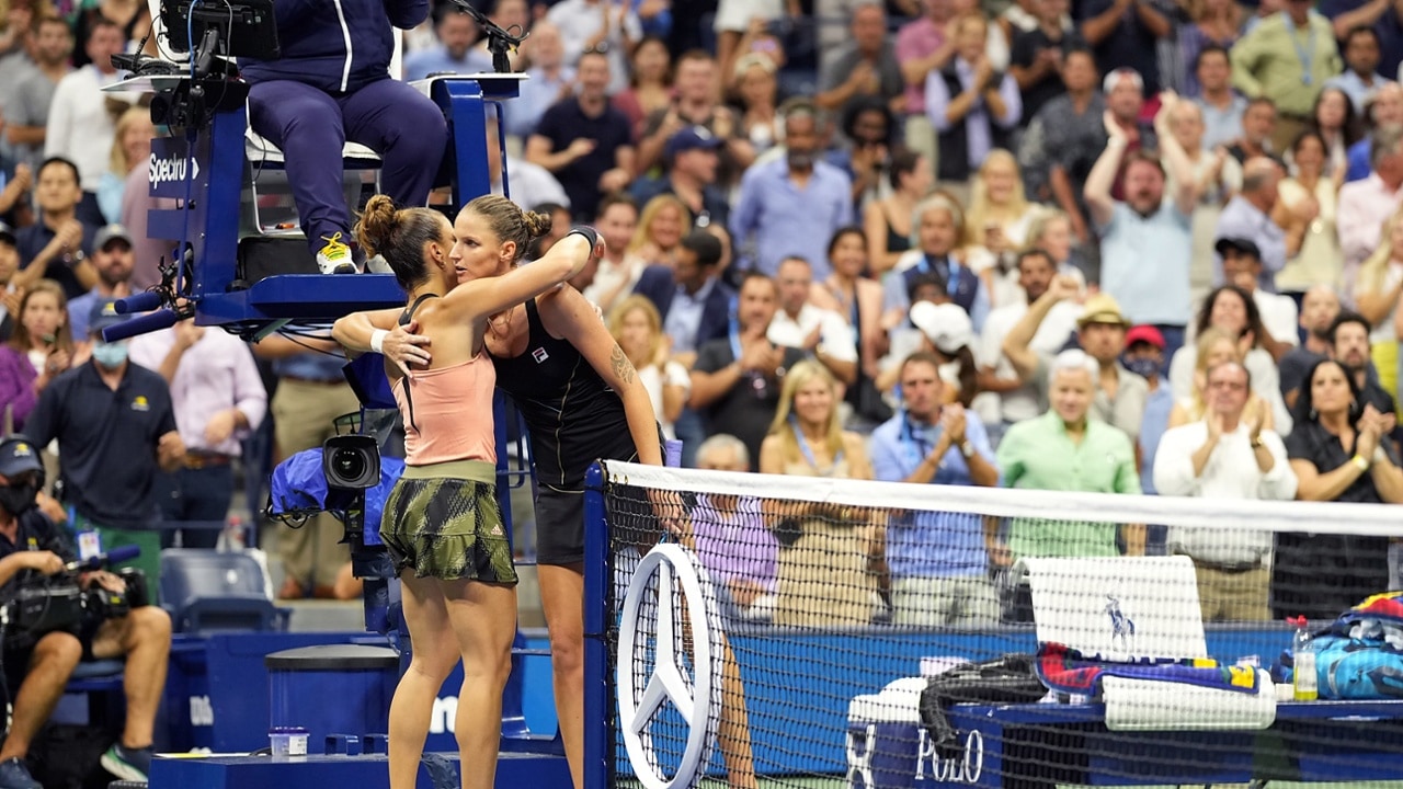 Photos: Karolina Pliskova vs. Maria Sakkari, 2021 US Open quarterfinals ...