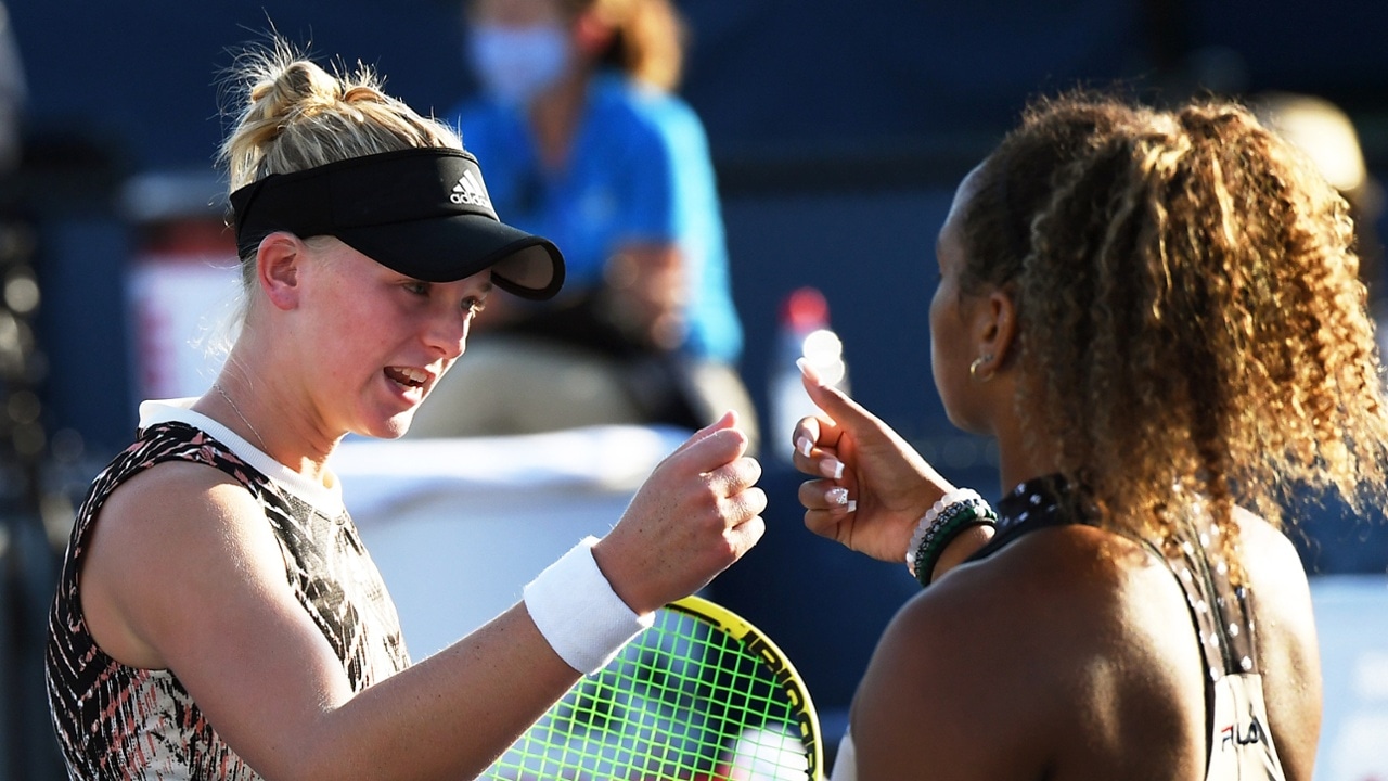 Photos: Krueger-Montgomery vs. Brantmeier-Kalieva, 2021 US Open girls ...