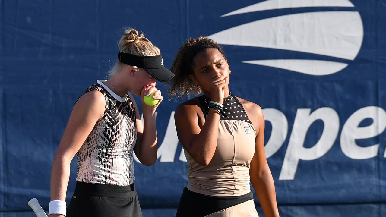 Photos: Krueger-Montgomery vs. Brantmeier-Kalieva, 2021 US Open girls ...