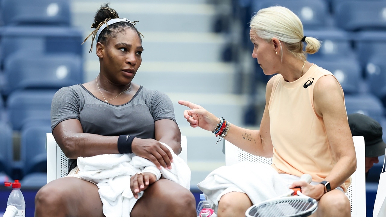 Photos: Serena Williams hits the practice courts on Day 1 of 2022 US ...