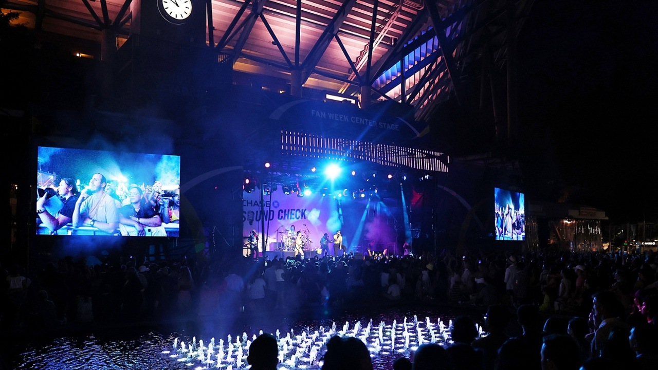 Photos: DNCE rocks the house with Chase Sound Check during 2022 US Open ...