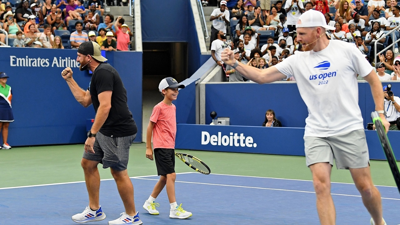 Photos: Go Big! Dude Perfect takes over Arthur Ashe Kids' Day at the ...