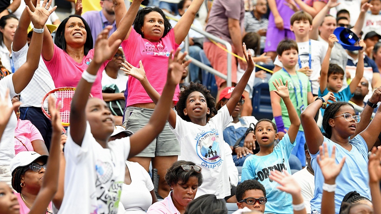 Photos: Go Big! Dude Perfect takes over Arthur Ashe Kids' Day at the ...