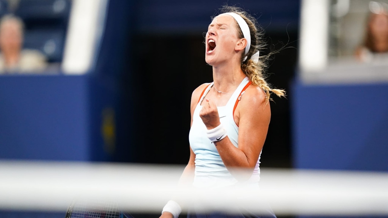 Photos: Karolina Pliskova vs. Victoria Azarenka, 2022 US Open fourth ...