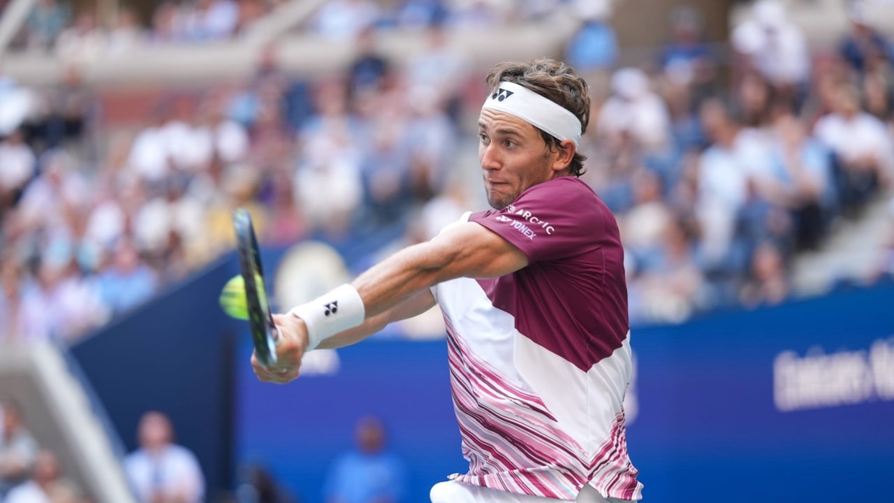 Photos: Casper Ruud vs. Karen Khachanov, 2022 US Open semifinal ...