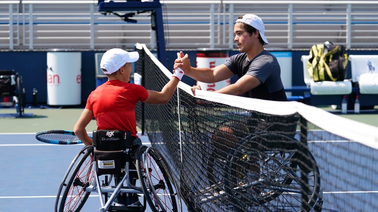 Photos: Junior wheelchair singles and doubles semifinals at the 2022 US ...