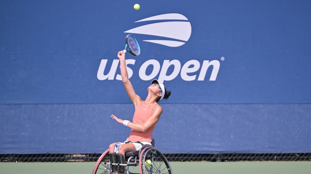 Photos: Junior wheelchair singles and doubles semifinals at the 2022 US ...