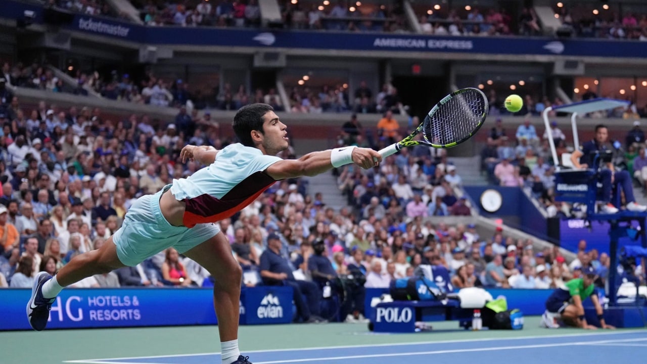 Photos: Carlos Alcaraz vs. Casper Ruud, 2022 US Open men's singles ...