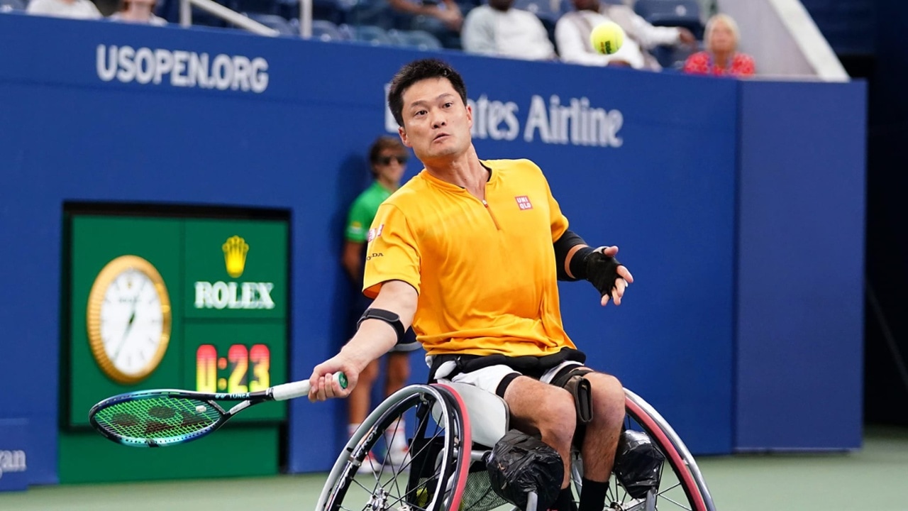 Photos: Alfie Hewett vs. Shingo Kunieda, 2022 US Open men's wheelchair ...