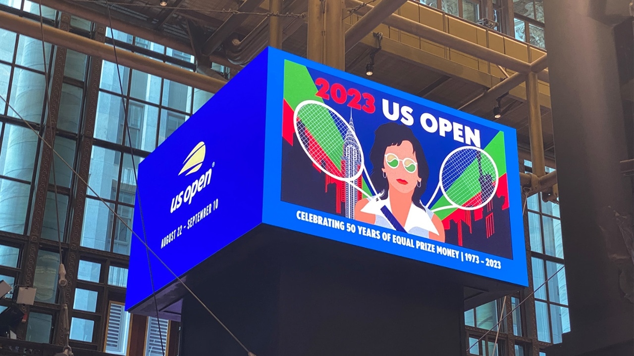 USTA rings the NYSE closing bell to celebrate the 2023 US Open ...