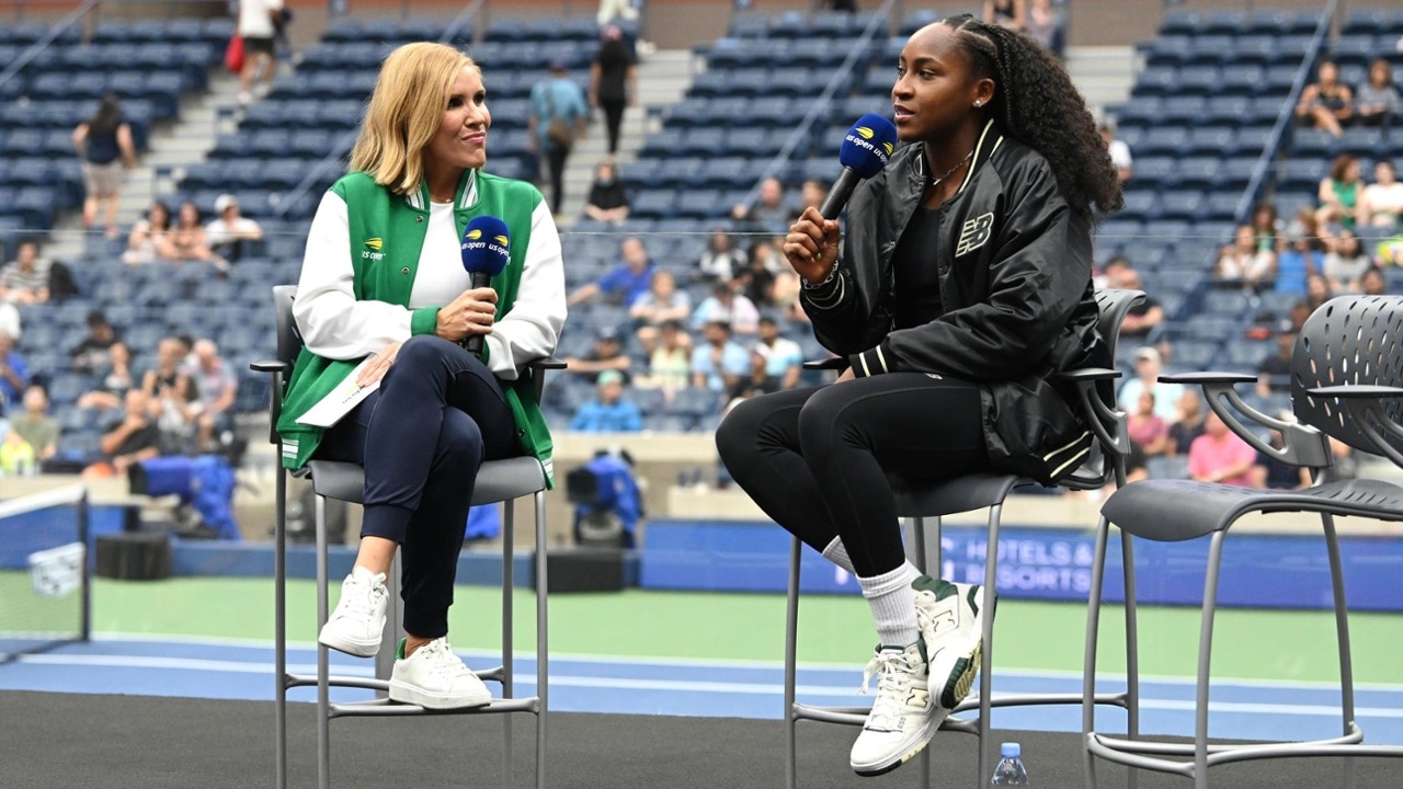 Sounds like equality: Blair Henley takes the microphone at the 2023 US ...