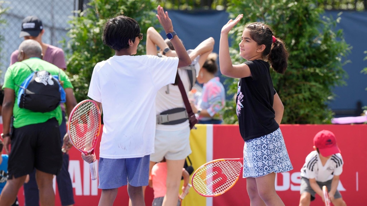 Best photos from around the grounds at Arthur Ashe Kids' Day during ...