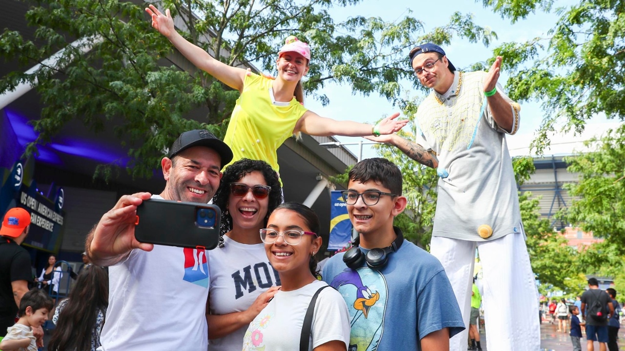 Best photos from around the grounds at Arthur Ashe Kids' Day during ...