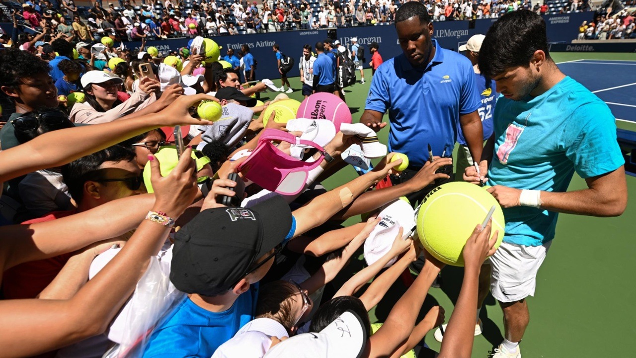 Best photos of Swiatek, Murray and more practicing at the 2023 US Open ...