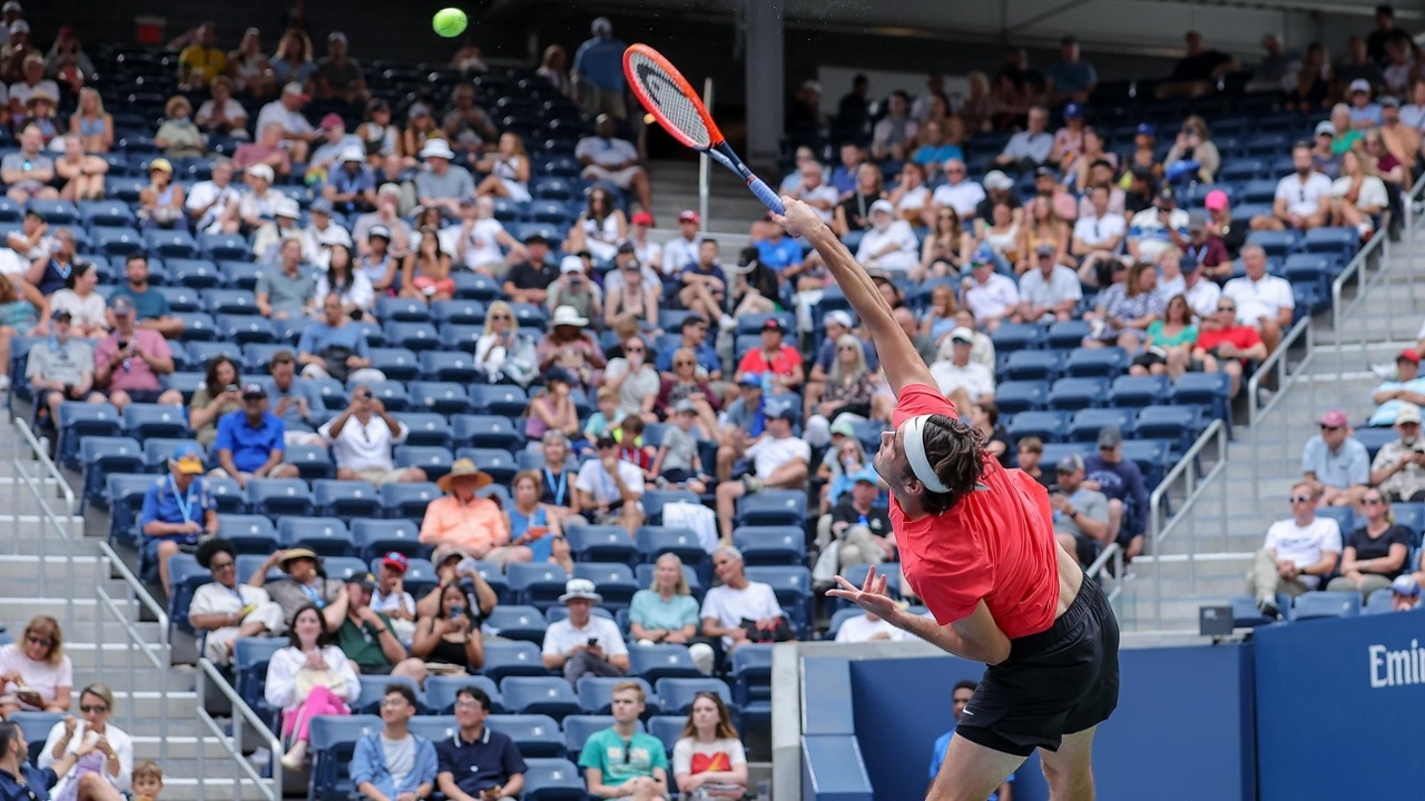 Best photos from Taylor Fritz vs. Steve Johnson, Round 1 of the 2023 US ...