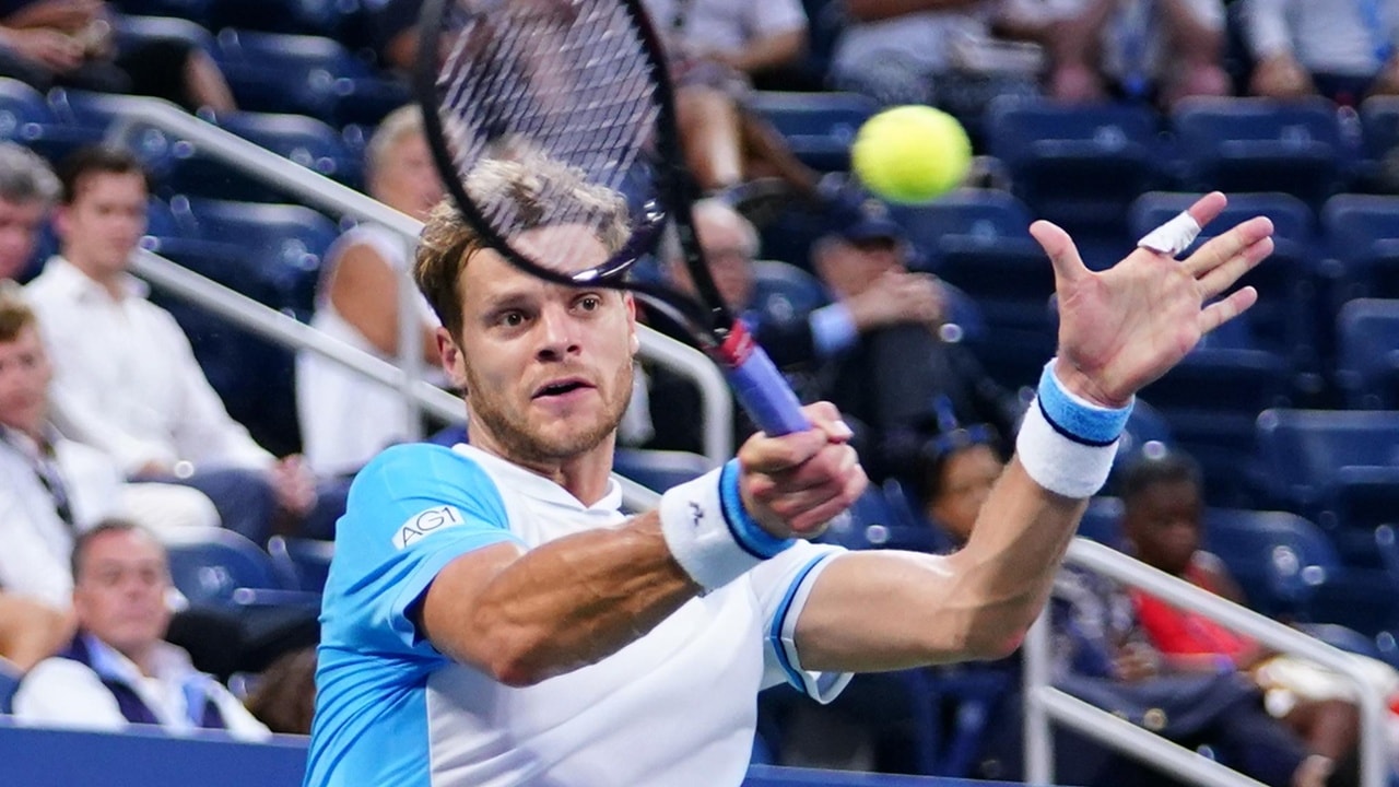 Best photos of Yannick Hanfmann vs. Jannik Sinner, Round 1 at the 2023 US Open | Official Site ...