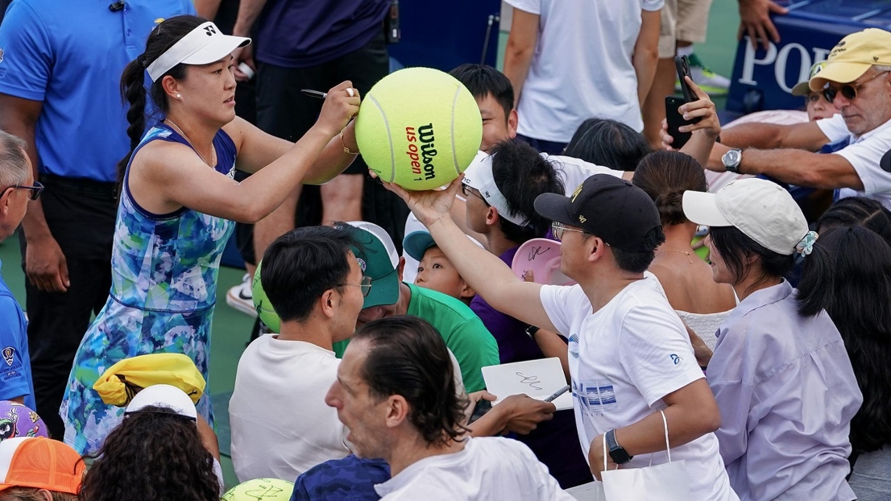 Who is Zhu Lin, the player who upset three-time US Open finalist ...