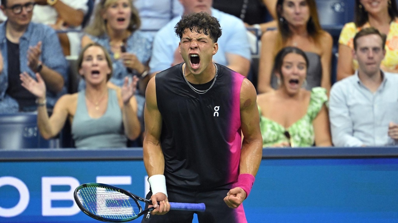 Best photos of Frances Tiafoe vs. Ben Shelton, QF at the 2023 US Open ...