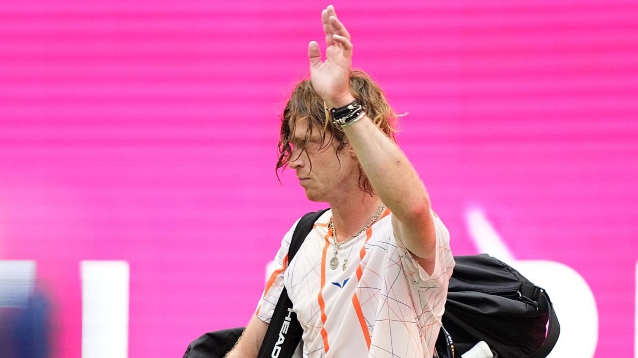 Best photos of Daniil Medvedev vs. Andrey Rublev, QF at the 2023 US Open | Official Site of the ...