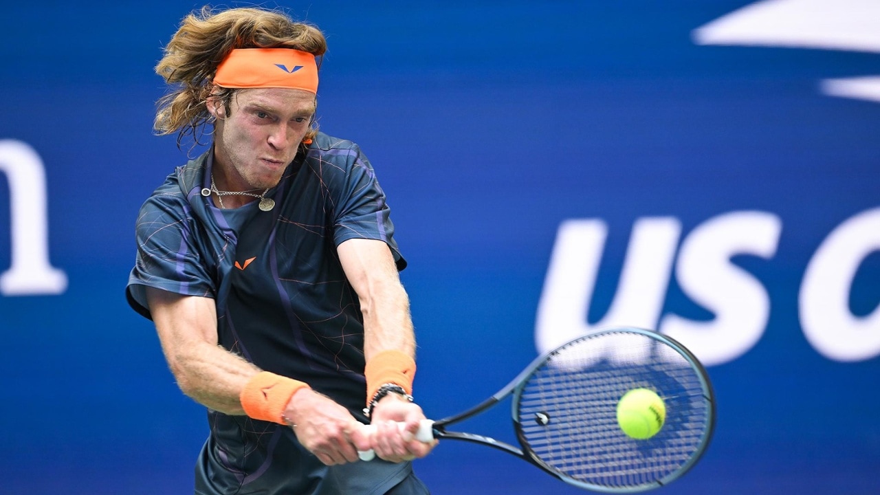 Best photos of Daniil Medvedev vs. Andrey Rublev, QF at the 2023 US Open | Official Site of the ...