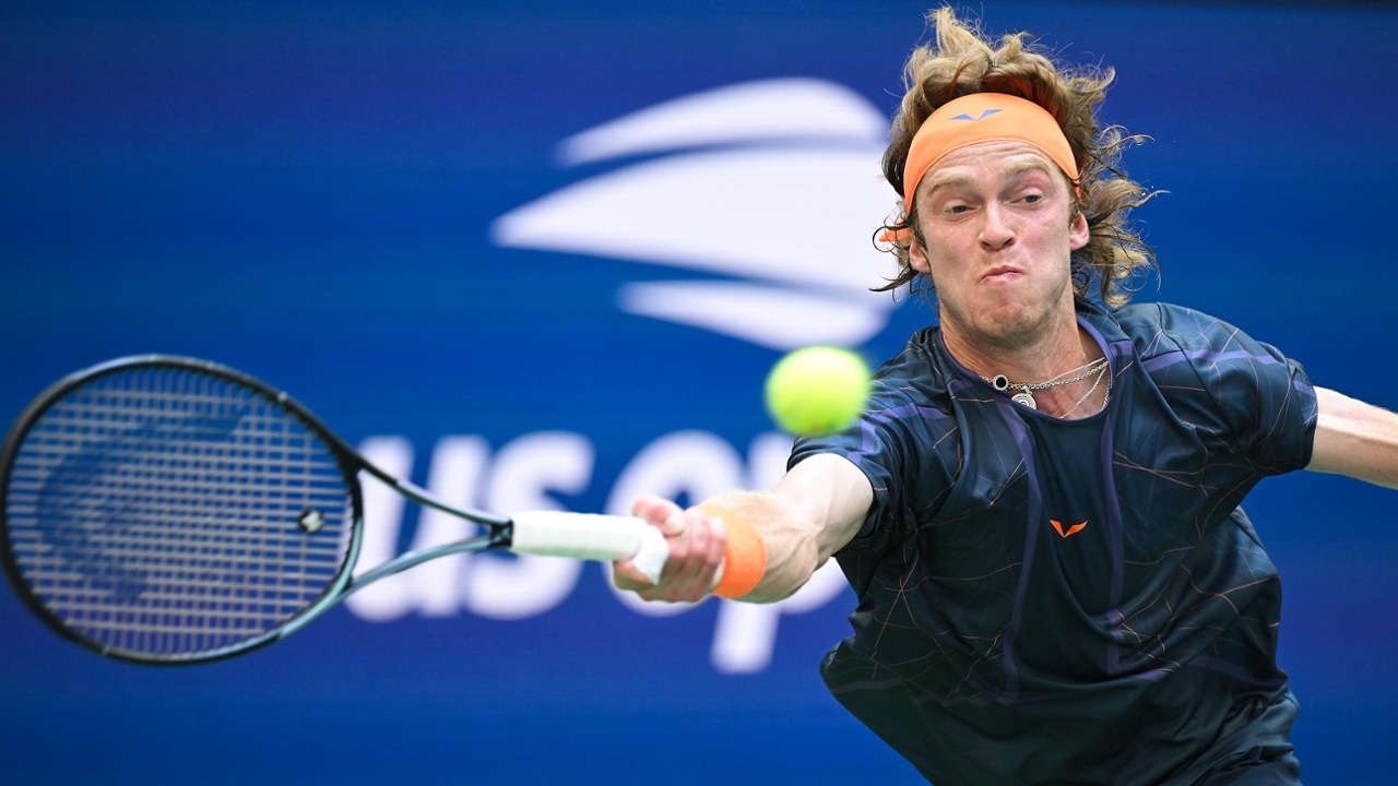 Best photos of Daniil Medvedev vs. Andrey Rublev, QF at the 2023 US Open | Official Site of the ...