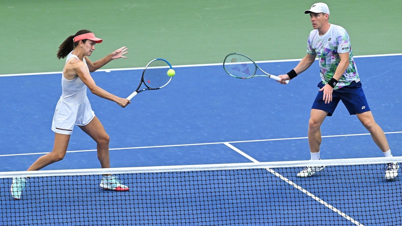 New mixed doubles team of Anna Danilina, Harri Heliovaara advance to ...