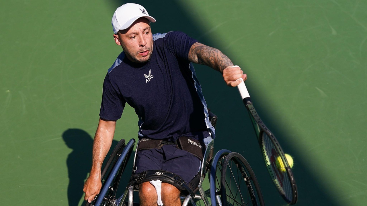 Andy Lapthorne upsets Donald Ramphadi in 2023 US Open quad singles ...