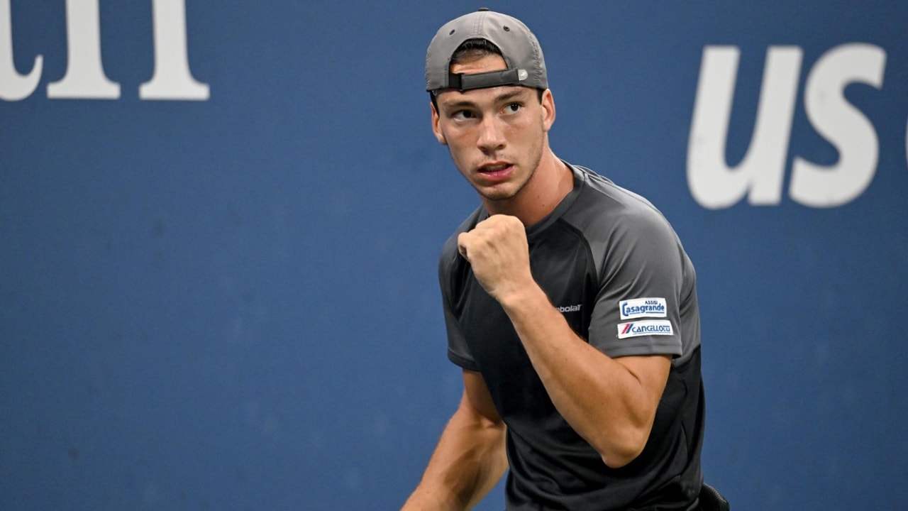 Best photos of Dahnon Ward vs. Francesco Felici, 2023 US Open boys ...