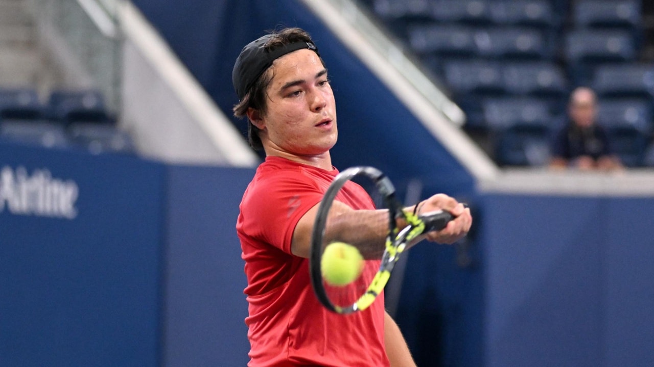 Best photos of Dahnon Ward vs. Francesco Felici, 2023 US Open boys ...