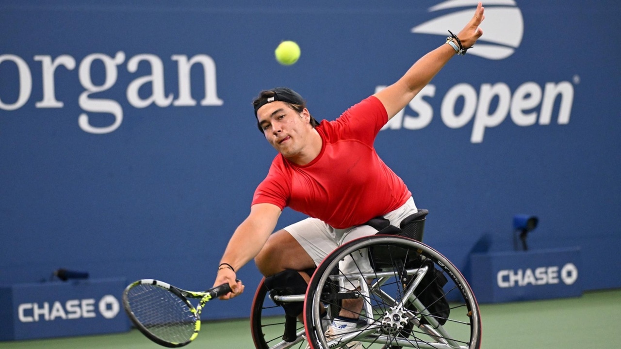 Best photos of Dahnon Ward vs. Francesco Felici, 2023 US Open boys ...