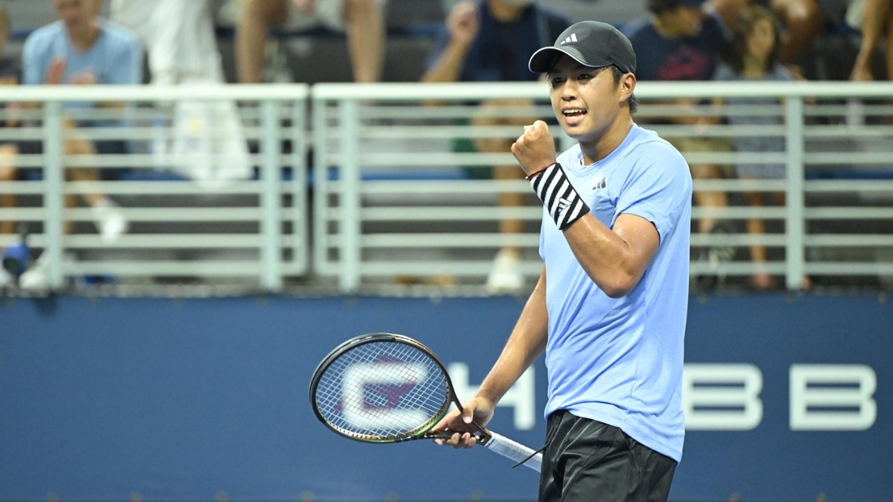 Best photos of Joao Fonseca vs. Learner Tien, 2023 US Open boys ...