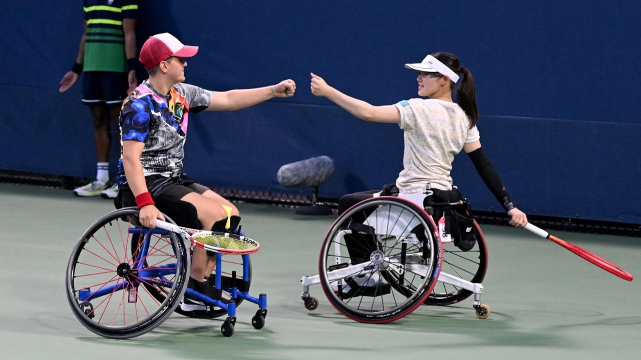 Best photos of the junior wheelchair doubles finals at the 2023 US Open ...