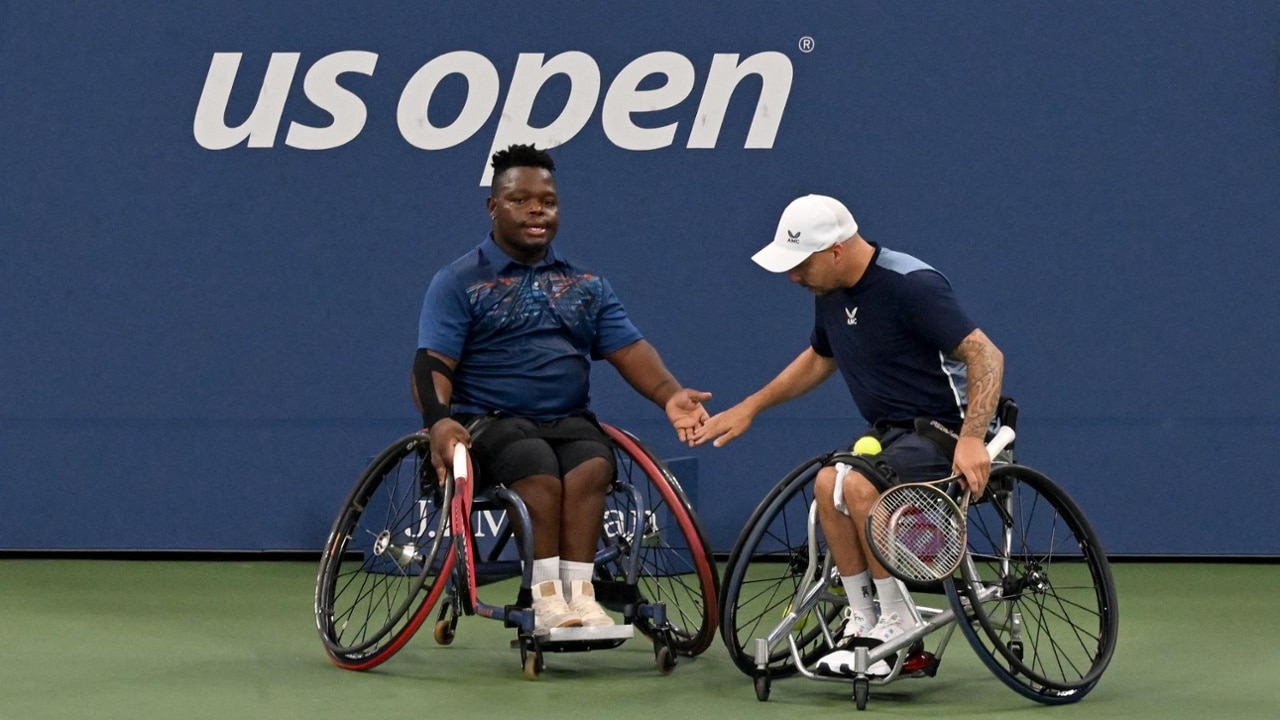 Best photos from Schroder/Vink vs. Ramphadi/Lapthorne, 2023 US Open ...